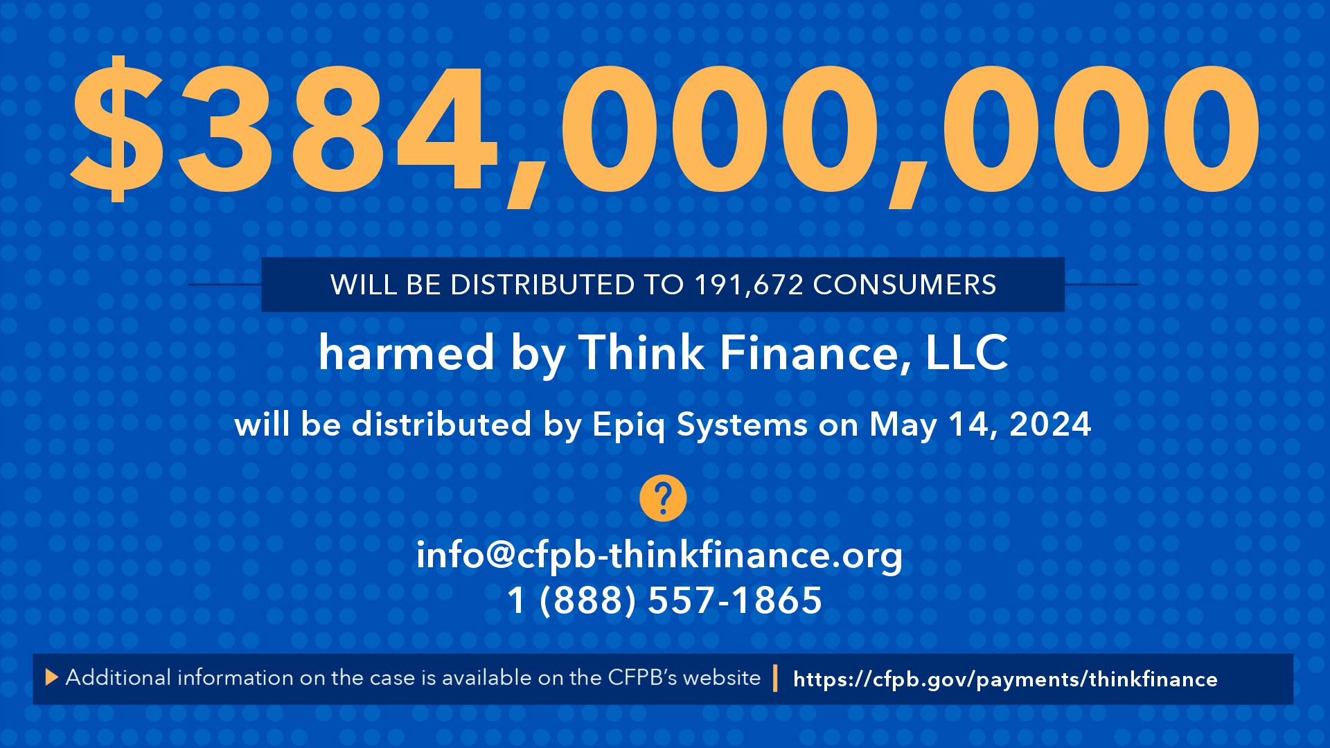 The CFPB will distribute more than $384 million to consumers deceived ...