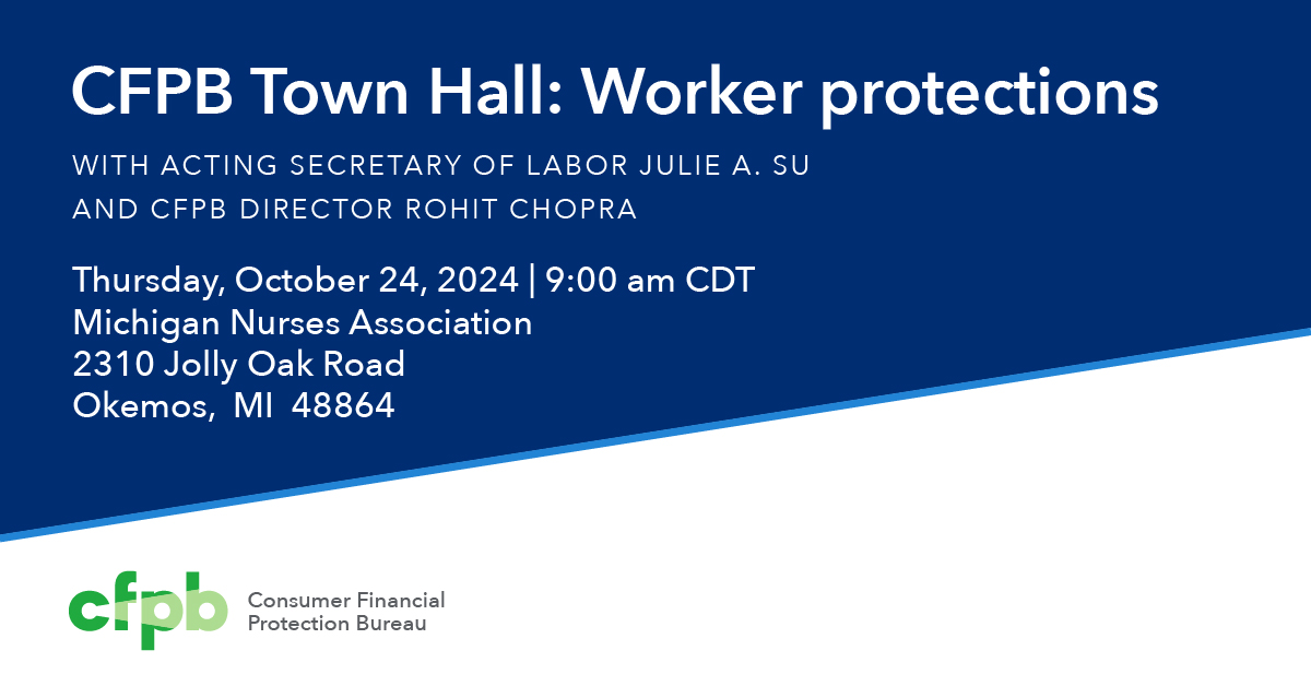 Department of Labor and Consumer Financial Protection Bureau Joint ...